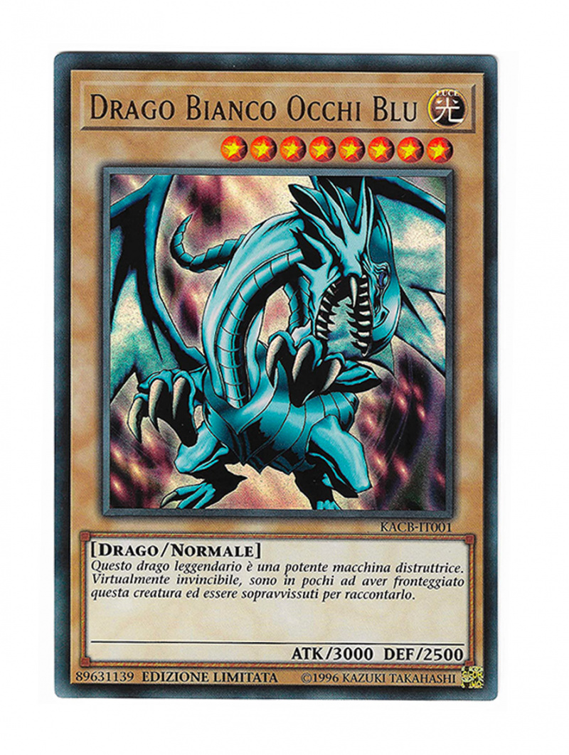 Yu-Gi-Oh! Card Game: La Leggenda Del Drago Bianco Occhi Blu Booster...