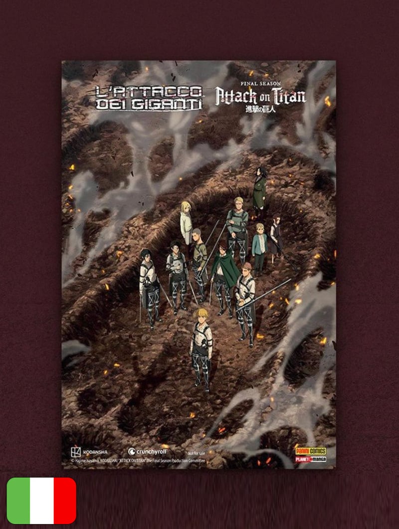 L'Attacco Dei Giganti 34 Variant Anime