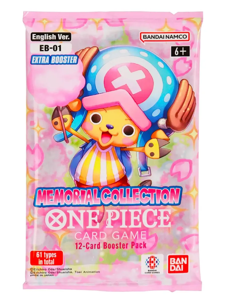 One Piece Card Game: Memorial Collection - Extra Booster Pack singolo (1 busta) EB-01 [ENG]