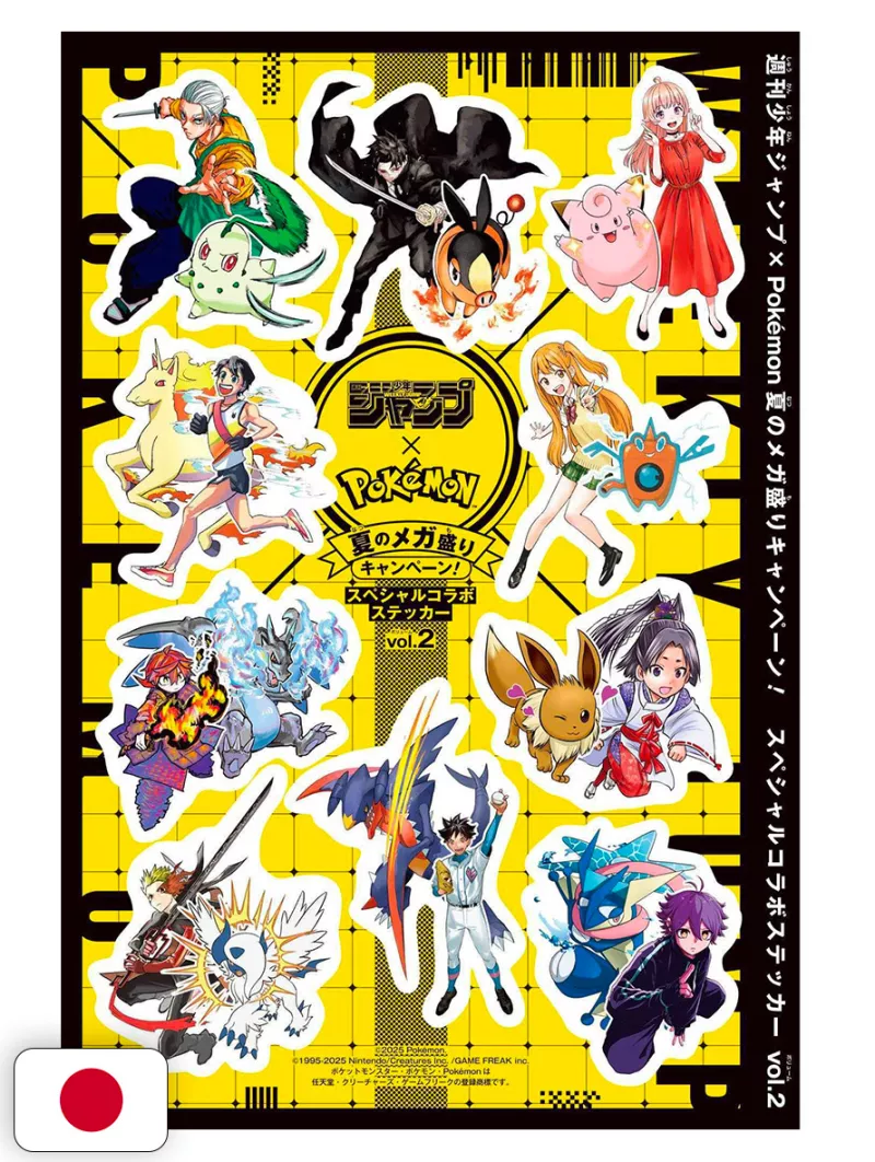 Weekly Shonen Jump 38 2025 - Pokémon Stickers