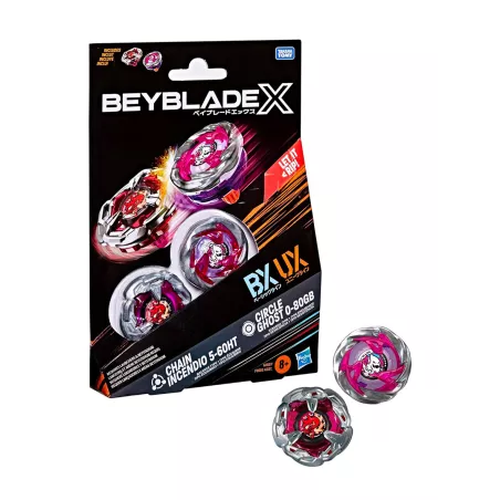 Chain Incendio 5-60HT & Circle Ghost 0-80GB Dual Pack Set - Beyblade X ...